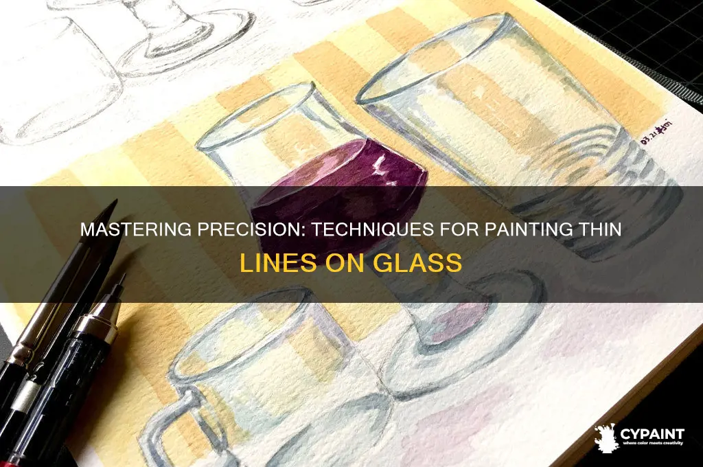 Mastering Precision: Techniques For Painting Thin Lines On Glass | CyPaint
