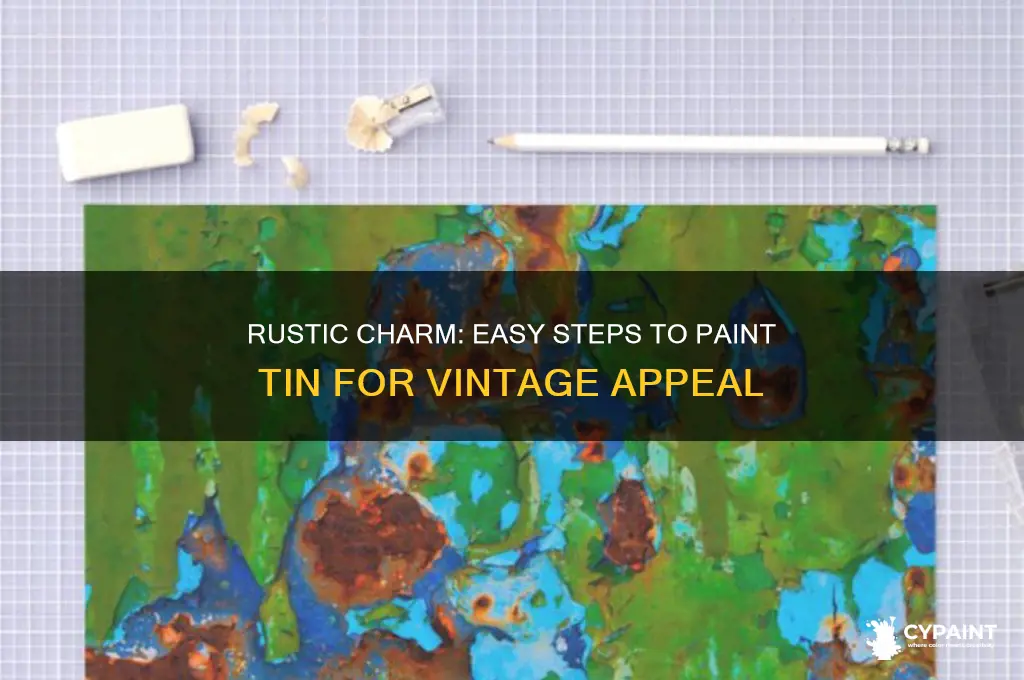 Rustic Charm: Easy Steps To Paint Tin For Vintage Appeal | CyPaint