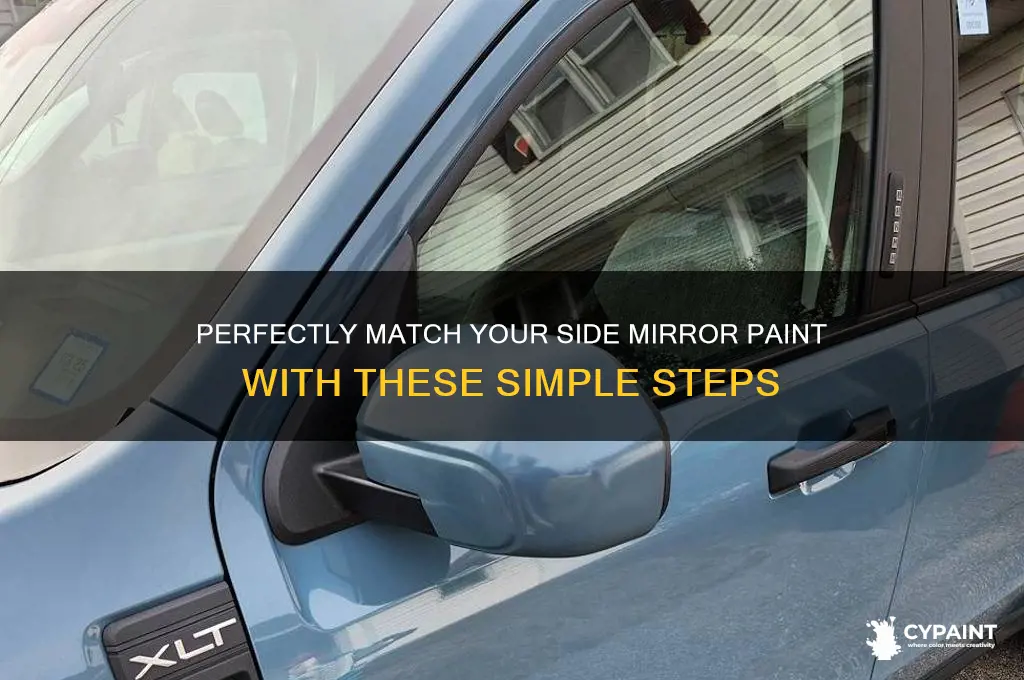 Perfectly Match Your Side Mirror Paint With These Simple Steps | CyPaint