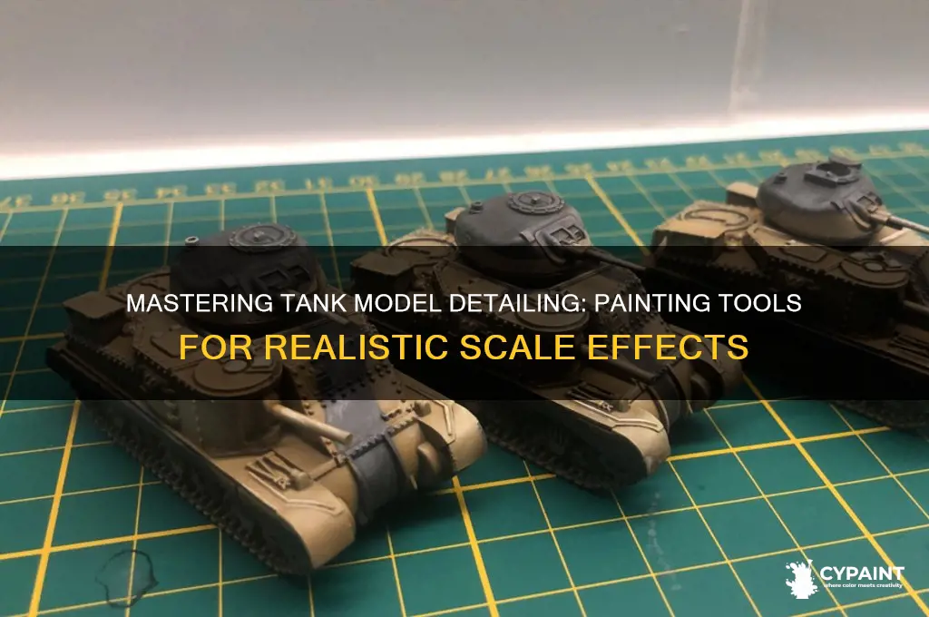 Mastering Tank Model Detailing: Painting Tools For Realistic Scale ...