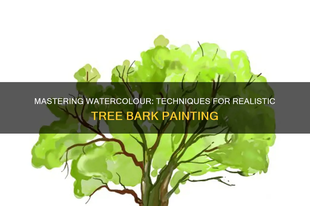 Mastering Watercolour: Techniques For Realistic Tree Bark Painting ...