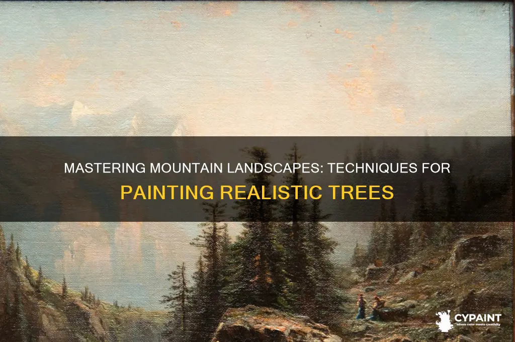 Mastering Mountain Landscapes: Techniques For Painting Realistic Trees ...