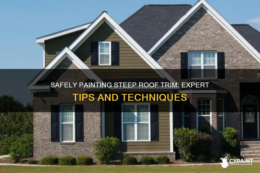 Safely Painting Steep Roof Trim: Expert Tips And Techniques | CyPaint