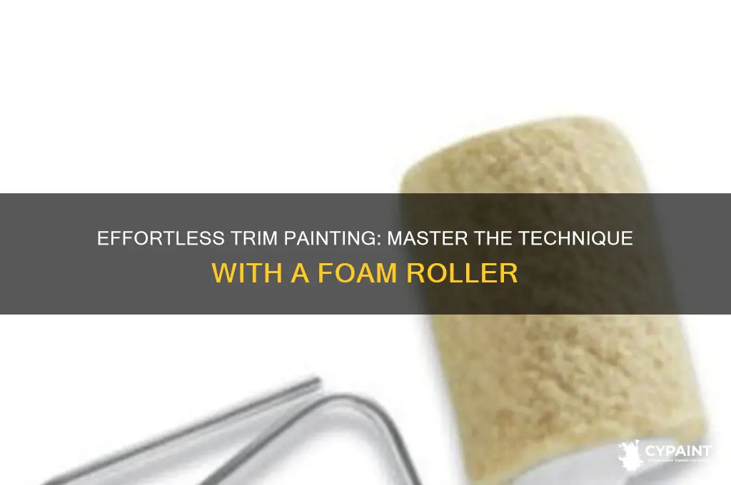 Effortless Trim Painting: Master The Technique With A Foam Roller | CyPaint