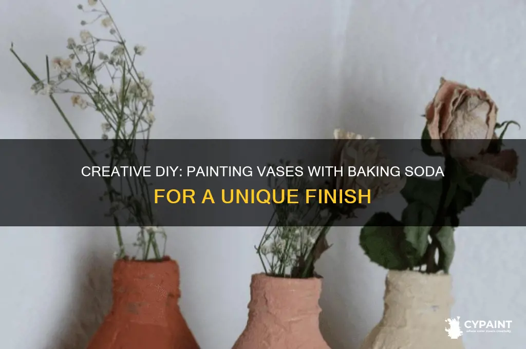 Creative Diy: Painting Vases With Baking Soda For A Unique Finish | CyPaint