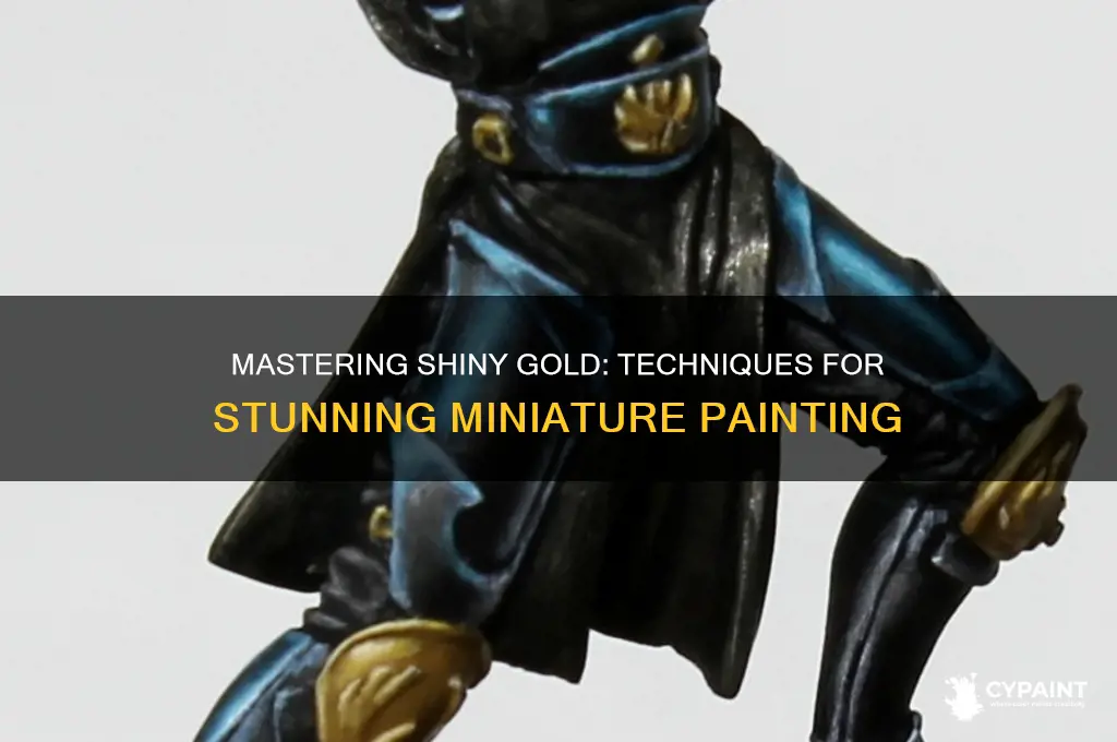 Mastering Shiny Gold: Techniques For Stunning Miniature Painting | CyPaint