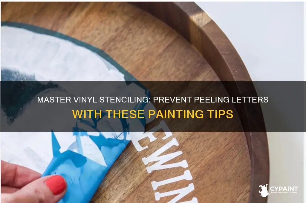 Master Vinyl Stenciling: Prevent Peeling Letters With These Painting ...