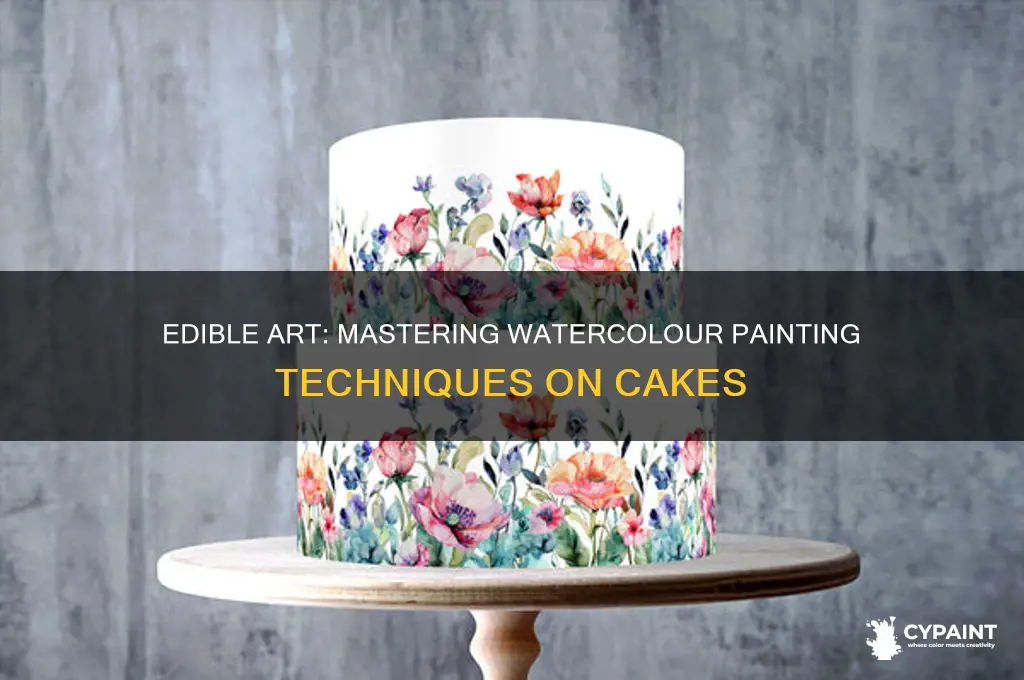Edible Art: Mastering Watercolour Painting Techniques On Cakes | CyPaint