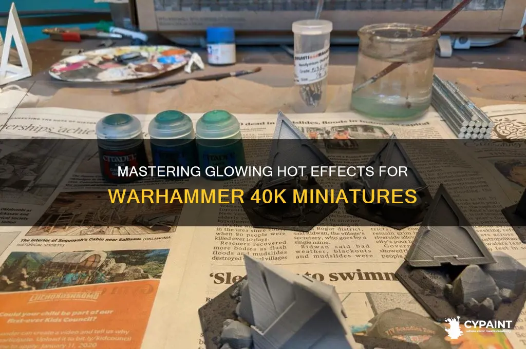 Mastering Glowing Hot Effects For Warhammer 40K Miniatures | CyPaint