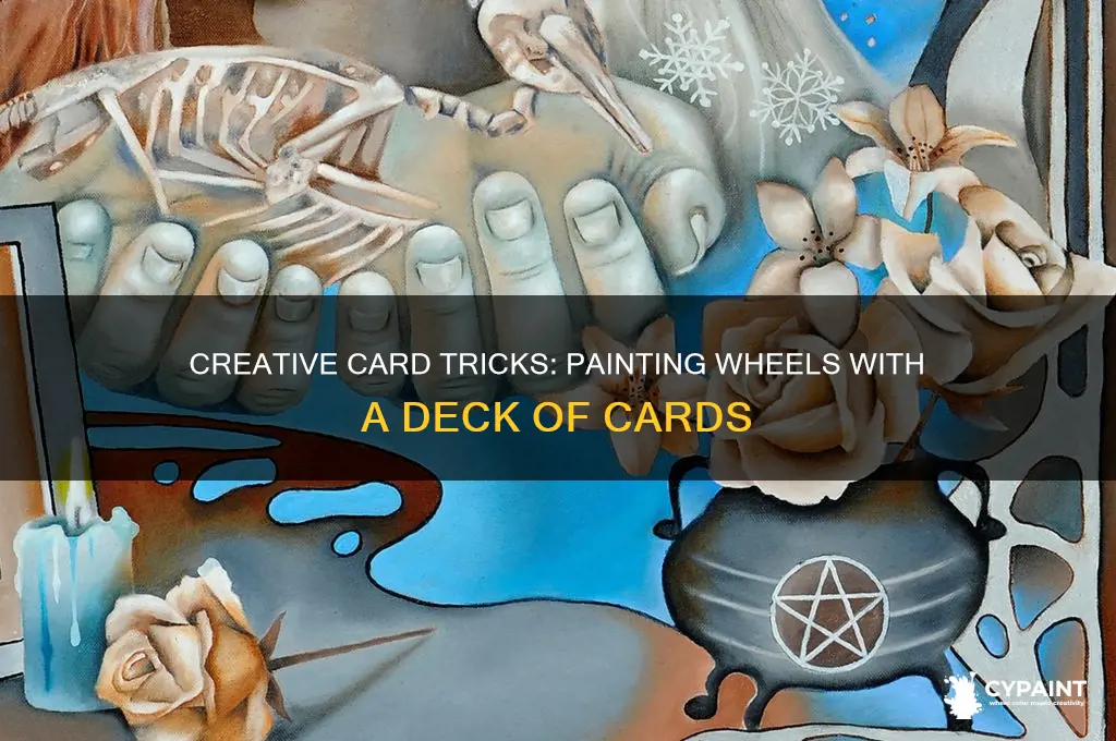 Creative Card Tricks: Painting Wheels With A Deck Of Cards | CyPaint