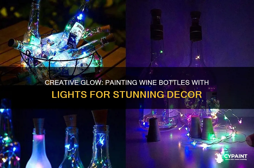 Creative Glow: Painting Wine Bottles With Lights For Stunning Decor ...