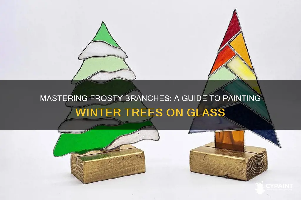 Mastering Frosty Branches: A Guide To Painting Winter Trees On Glass ...