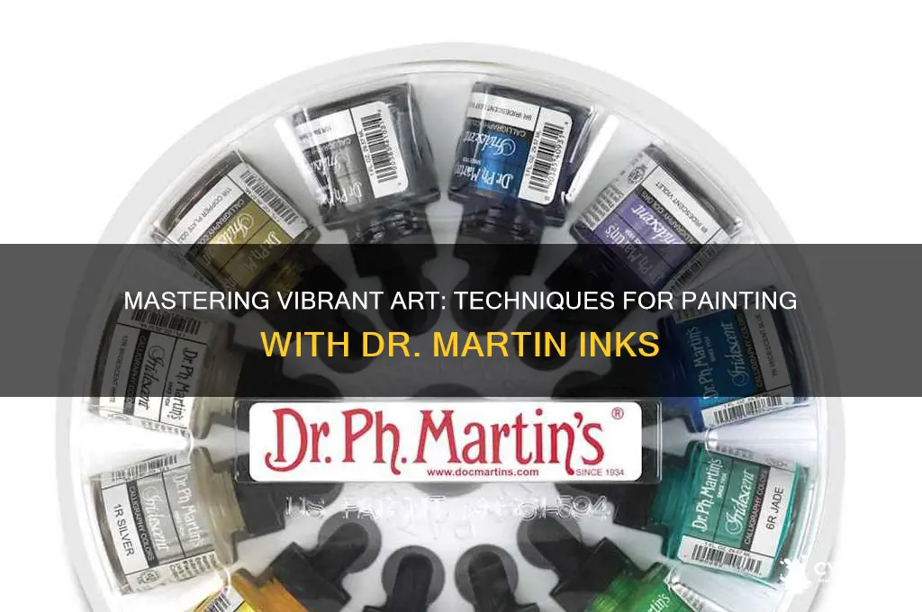 Mastering Vibrant Art: Techniques For Painting With Dr. Martin Inks ...