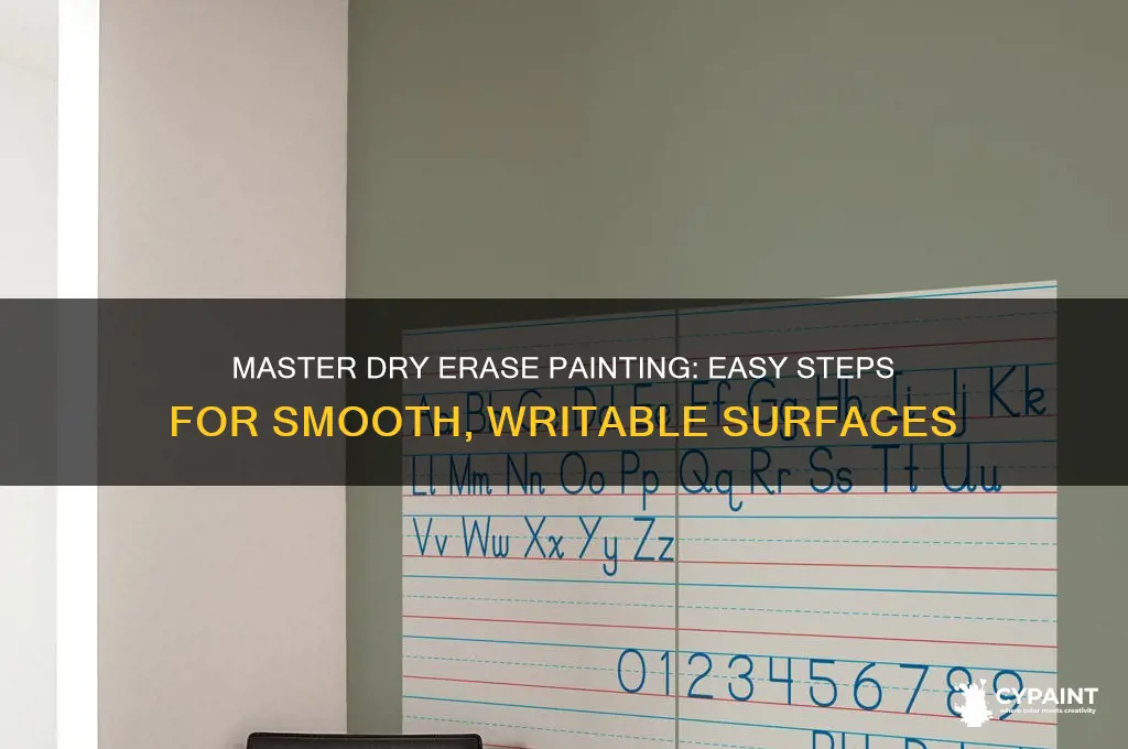 Master Dry Erase Painting: Easy Steps For Smooth, Writable Surfaces ...
