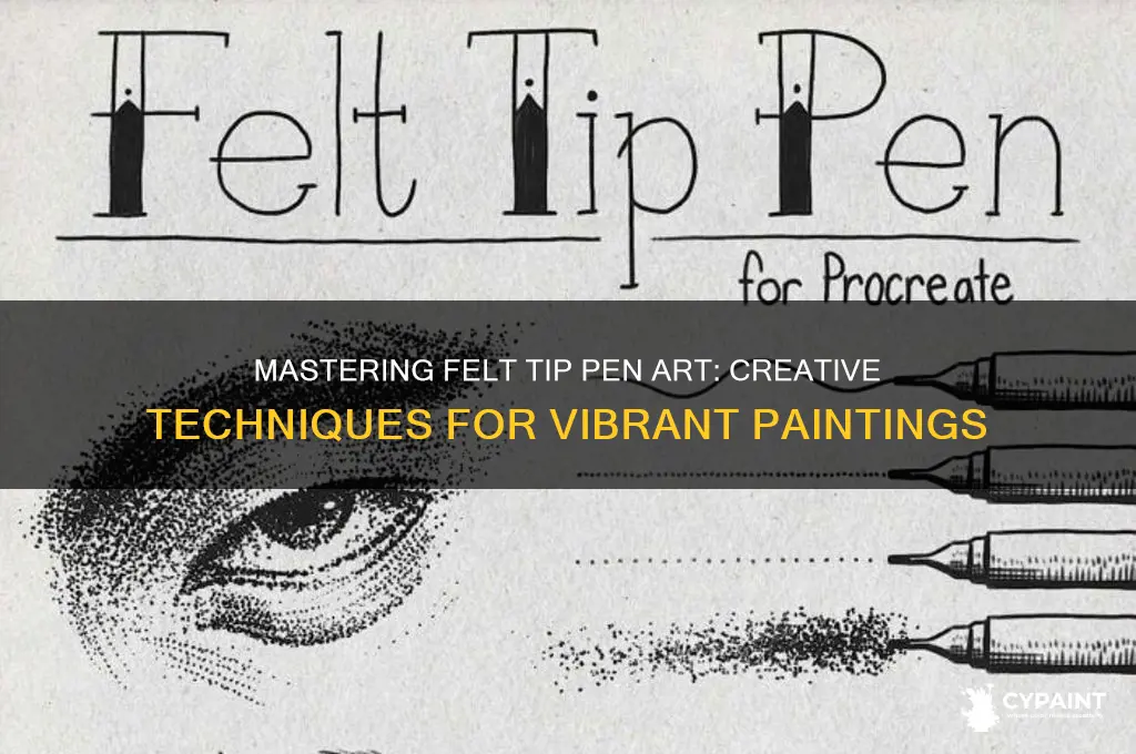 Mastering Felt Tip Pen Art: Creative Techniques For Vibrant Paintings ...
