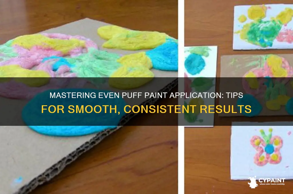 Mastering Even Puff Paint Application: Tips For Smooth, Consistent ...
