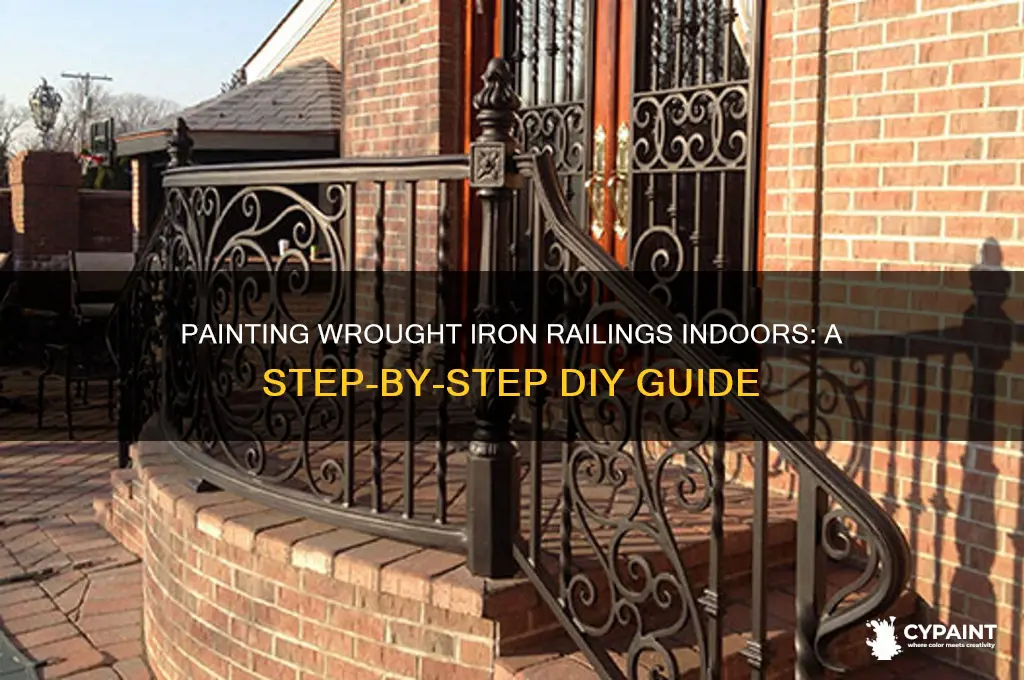 Painting Wrought Iron Railings Indoors: A Step-By-Step Diy Guide | CyPaint