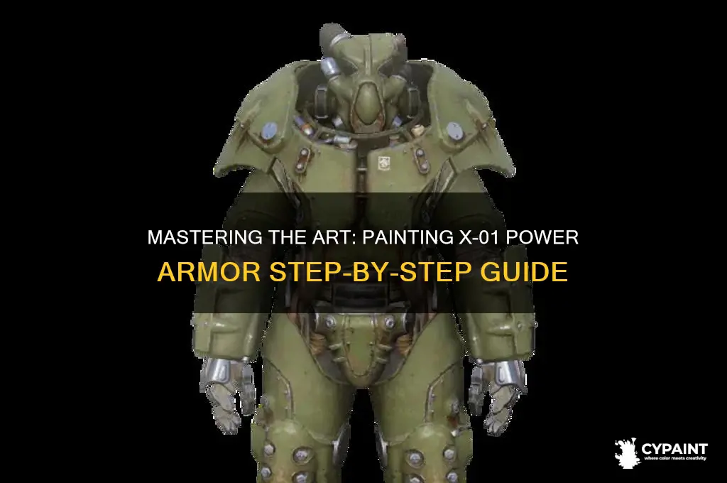 Mastering The Art: Painting X-01 Power Armor Step-By-Step Guide | CyPaint