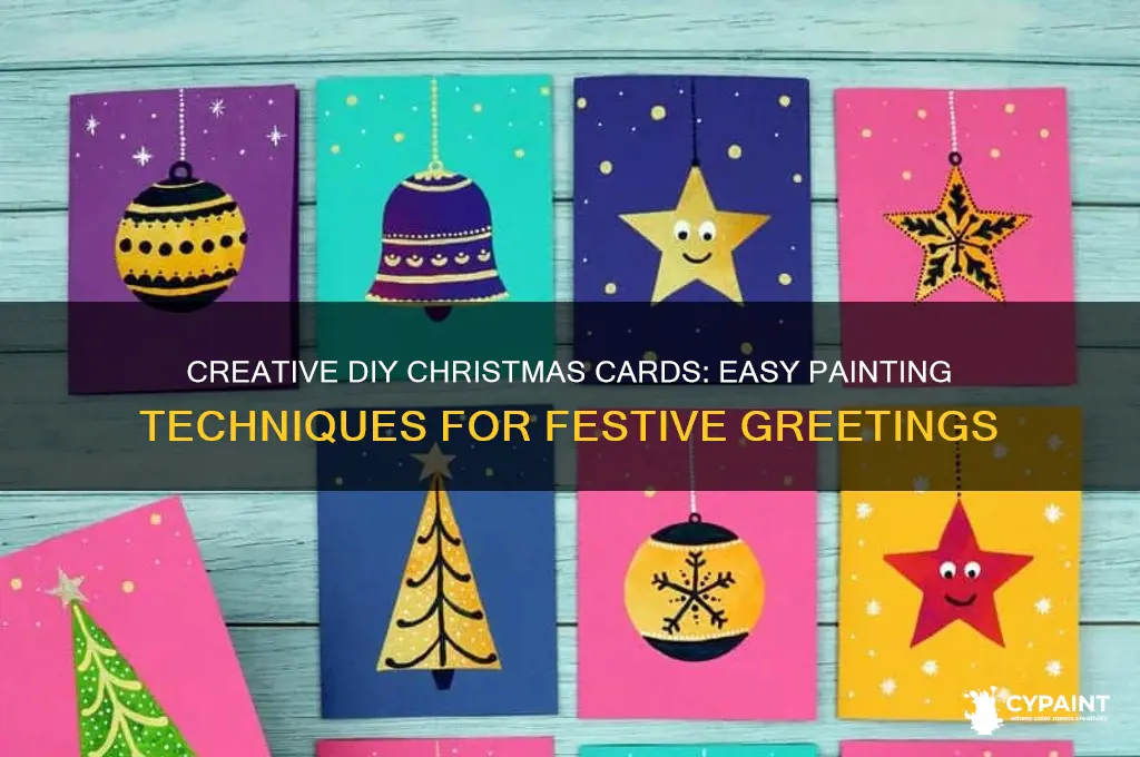 Creative Diy Christmas Cards: Easy Painting Techniques For Festive ...