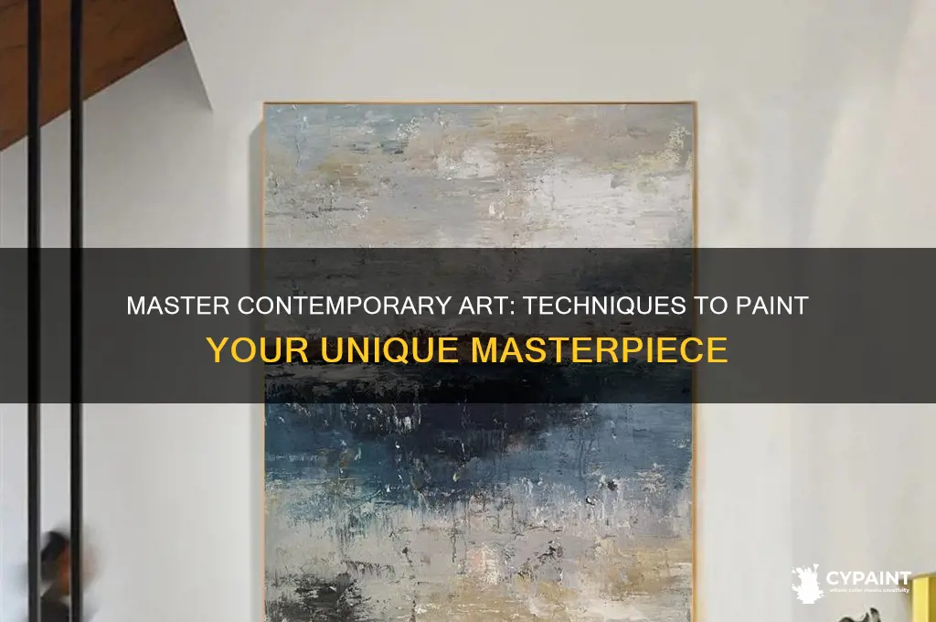 Master Contemporary Art: Techniques To Paint Your Unique Masterpiece ...