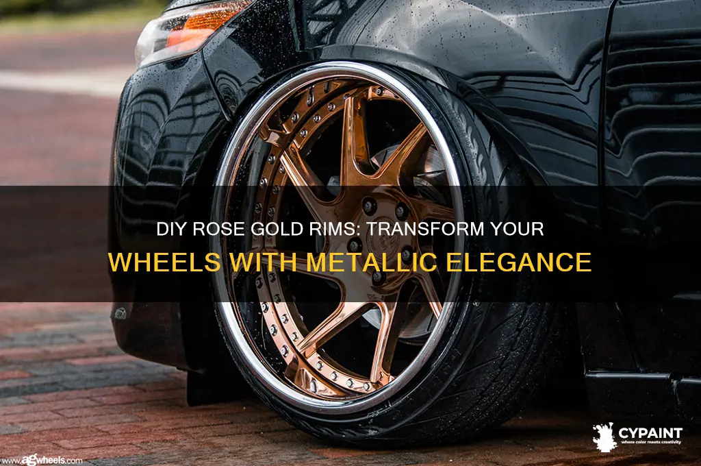 Diy Rose Gold Rims: Transform Your Wheels With Metallic Elegance | CyPaint