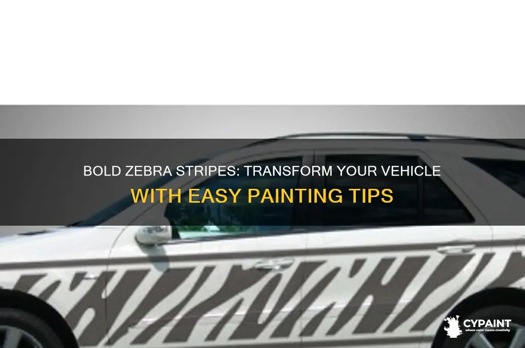 Bold Zebra Stripes: Transform Your Vehicle With Easy Painting Tips ...