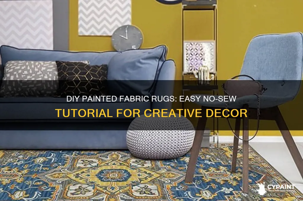 Diy Painted Fabric Rugs: Easy No-Sew Tutorial For Creative Decor | CyPaint