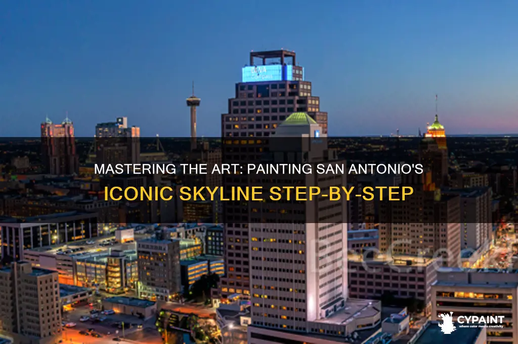 Mastering The Art: Painting San Antonio's Iconic Skyline Step-By-Step ...