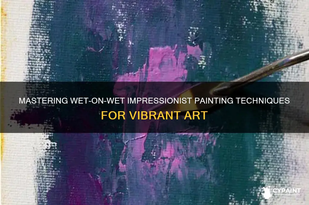 Mastering Wet-On-Wet Impressionist Painting Techniques For Vibrant Art ...