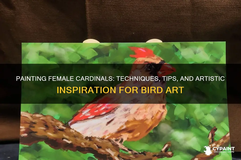 Painting Female Cardinals: Techniques, Tips, And Artistic Inspiration ...