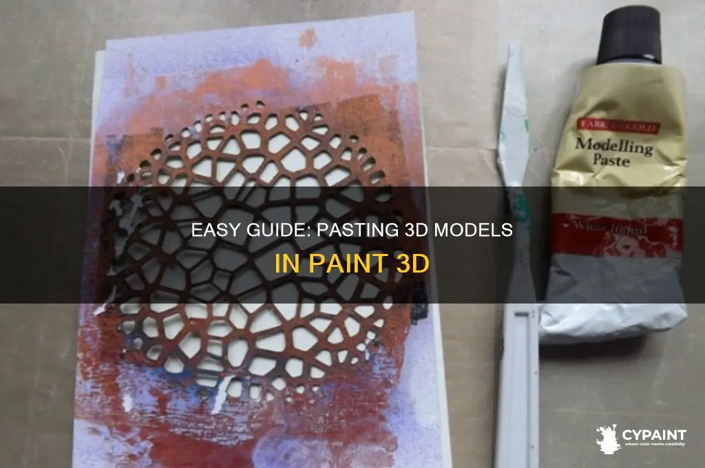 Easy Guide: Pasting 3D Models In Paint 3D | CyPaint