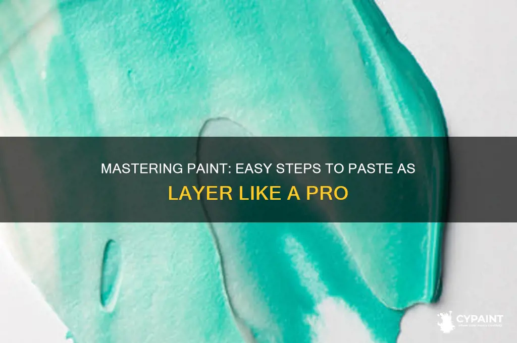 Mastering Paint: Easy Steps To Paste As Layer Like A Pro | CyPaint