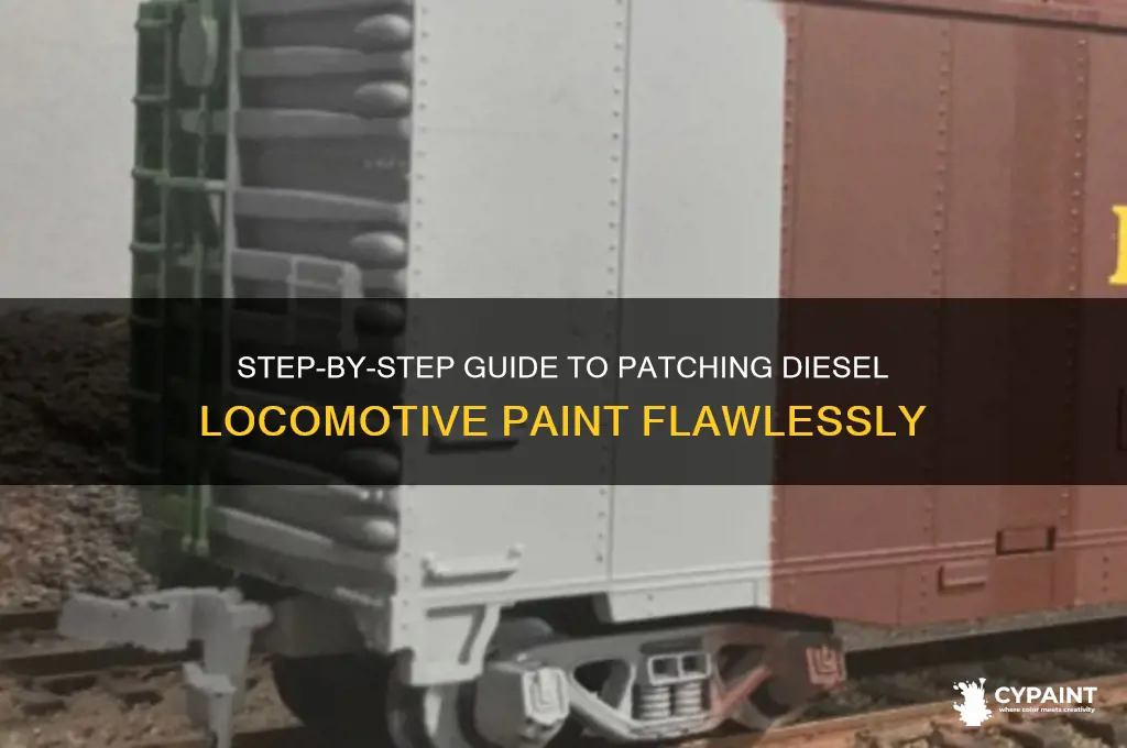 Step-By-Step Guide To Patching Diesel Locomotive Paint Flawlessly | CyPaint