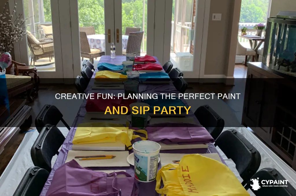 Creative Fun: Planning The Perfect Paint And Sip Party | CyPaint