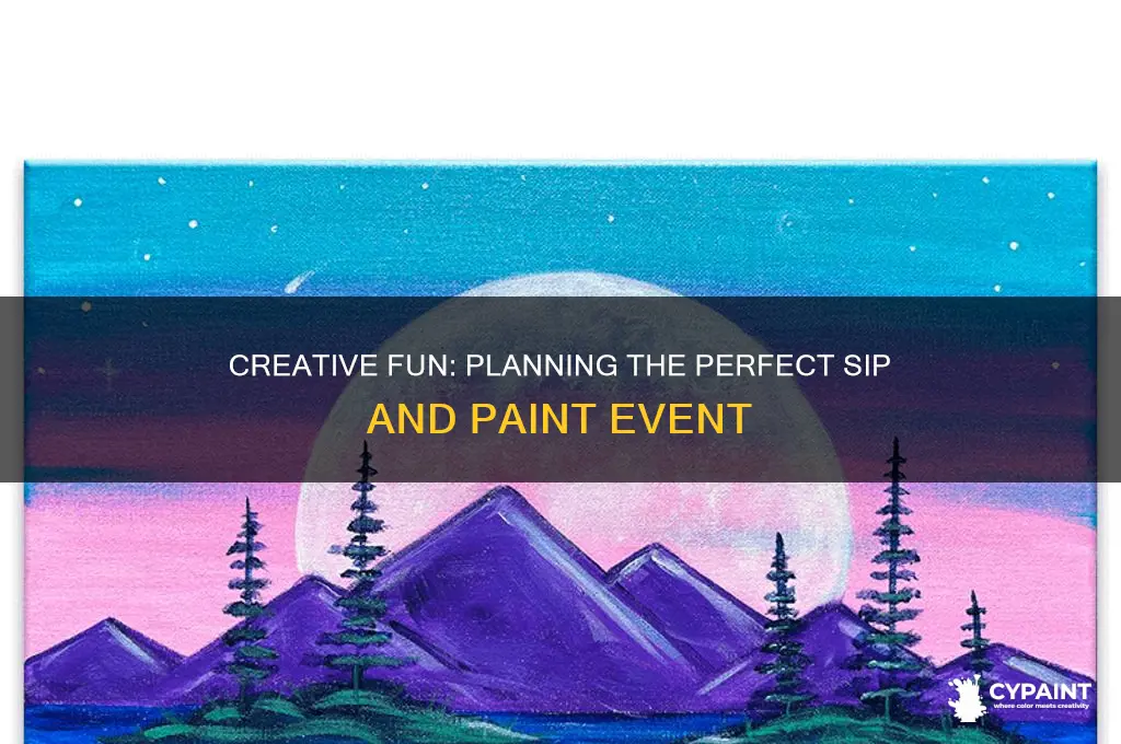 Creative Fun: Planning The Perfect Sip And Paint Event | CyPaint