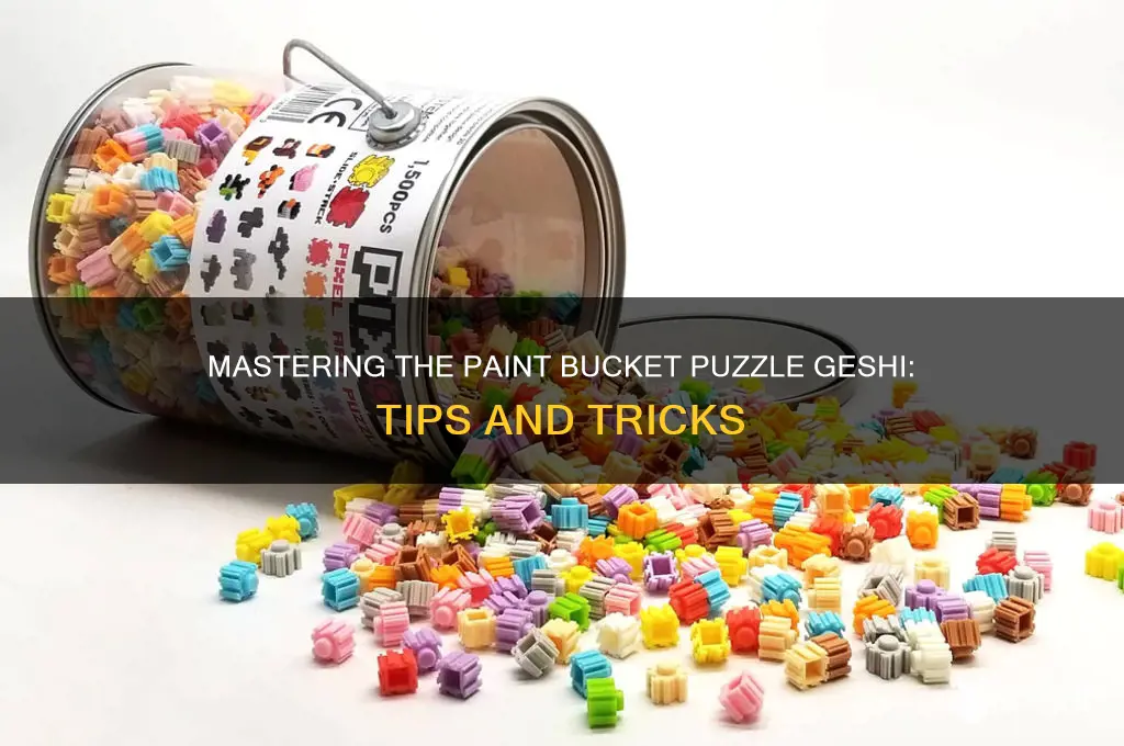 Mastering The Paint Bucket Puzzle Geshi: Tips And Tricks | CyPaint