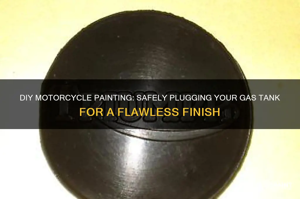 Diy Motorcycle Painting: Safely Plugging Your Gas Tank For A Flawless ...