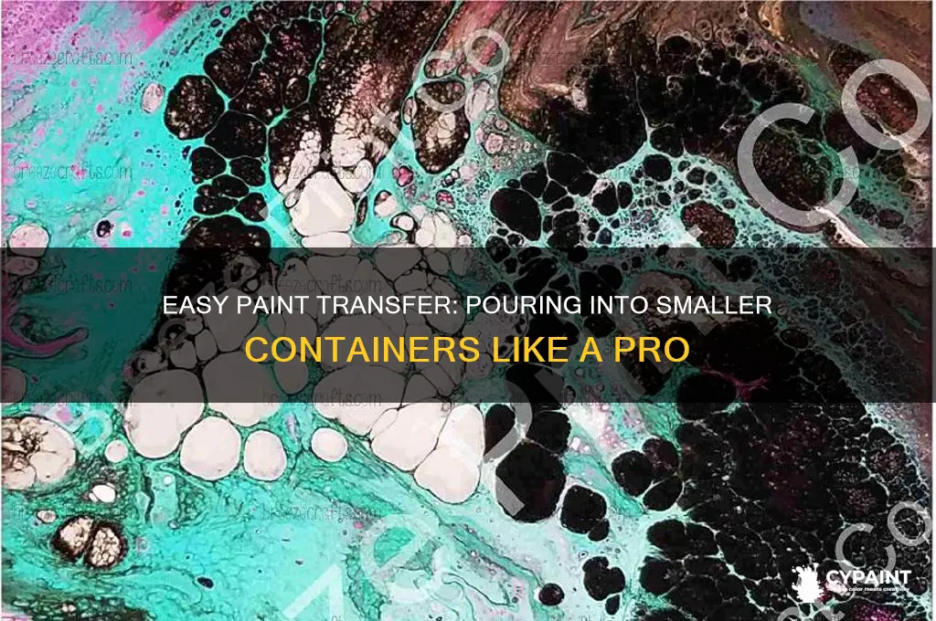 Easy Paint Transfer: Pouring Into Smaller Containers Like A Pro | CyPaint