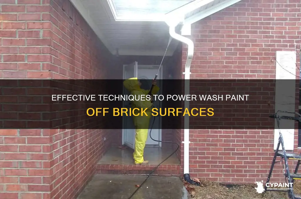 Effective Techniques To Power Wash Paint Off Brick Surfaces | CyPaint
