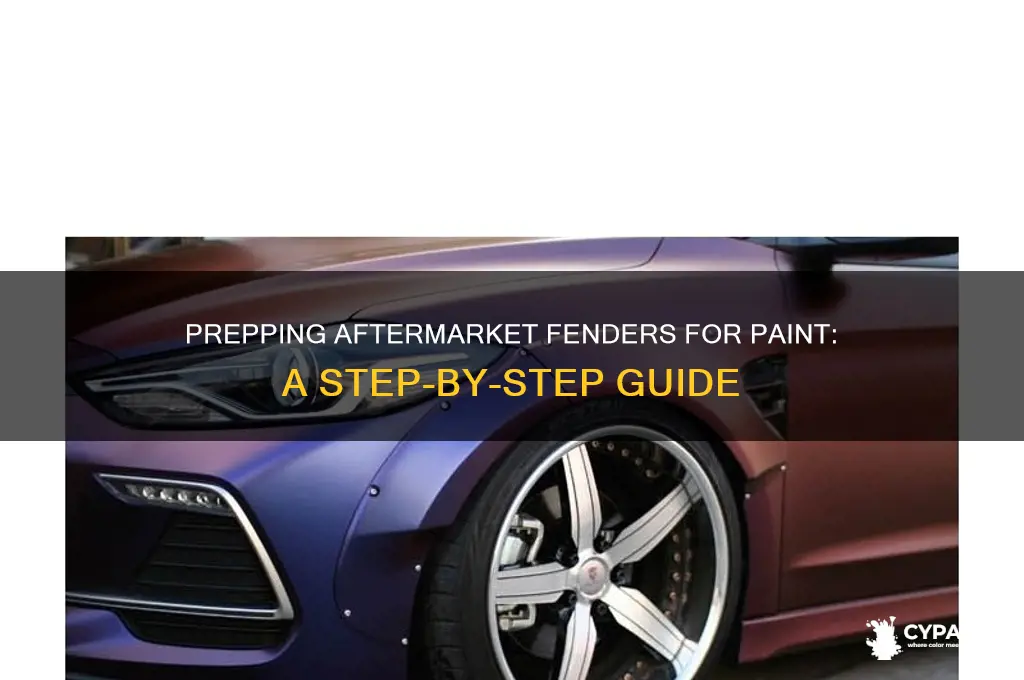 Prepping Aftermarket Fenders For Paint: A Step-By-Step Guide | CyPaint