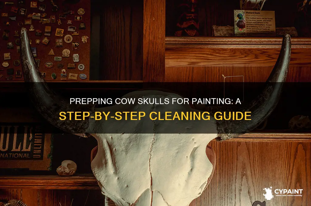 Prepping Cow Skulls For Painting: A Step-By-Step Cleaning Guide | CyPaint