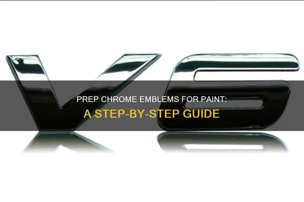 Prep Chrome Emblems For Paint: A Step-By-Step Guide | CyPaint