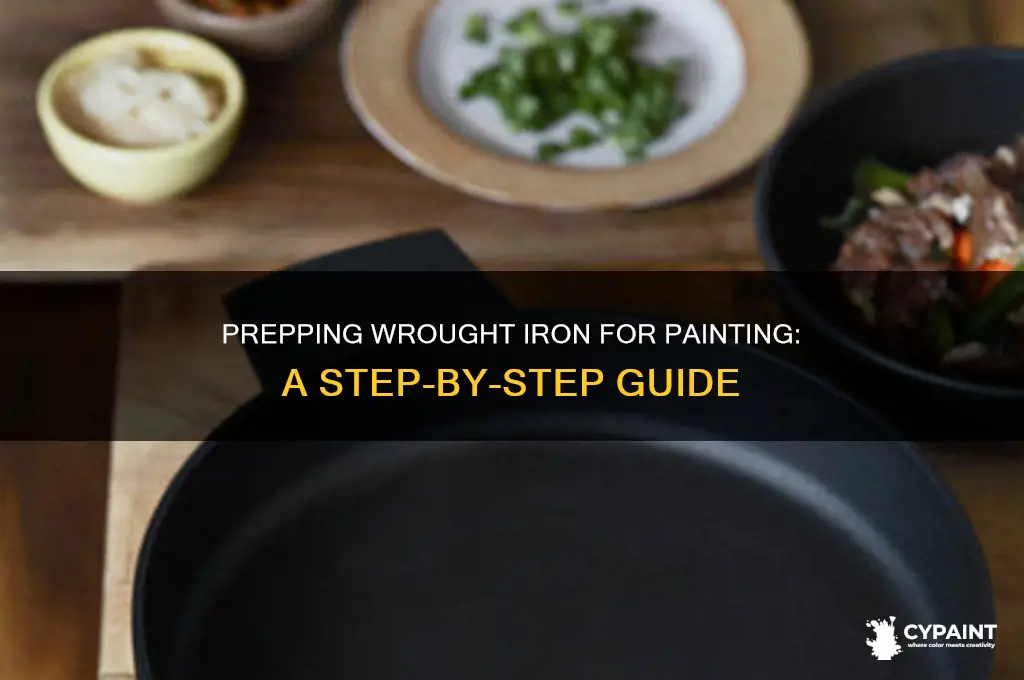 Prepping Wrought Iron For Painting: A Step-By-Step Guide | CyPaint