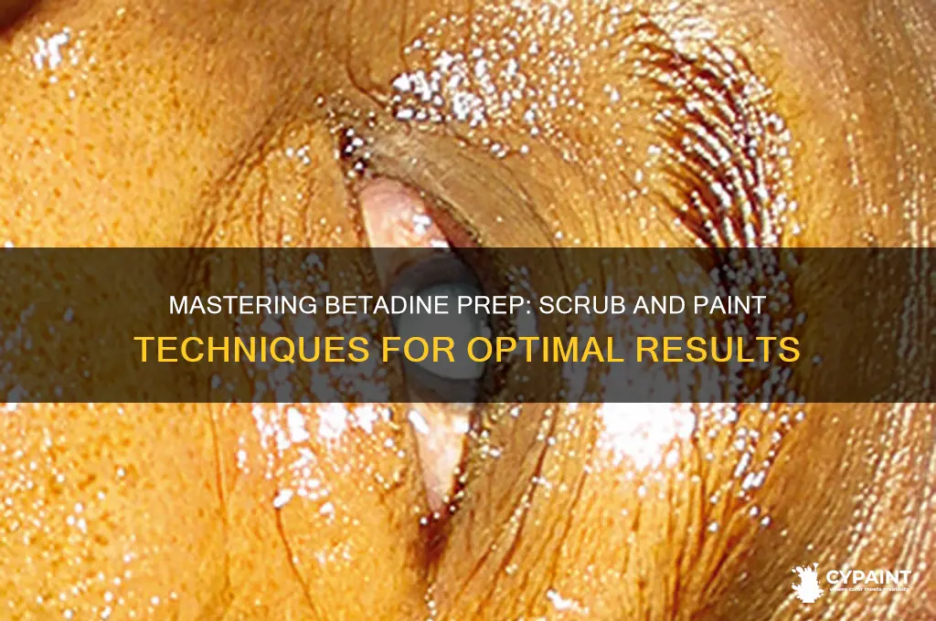 Mastering Betadine Prep: Scrub And Paint Techniques For Optimal Results ...