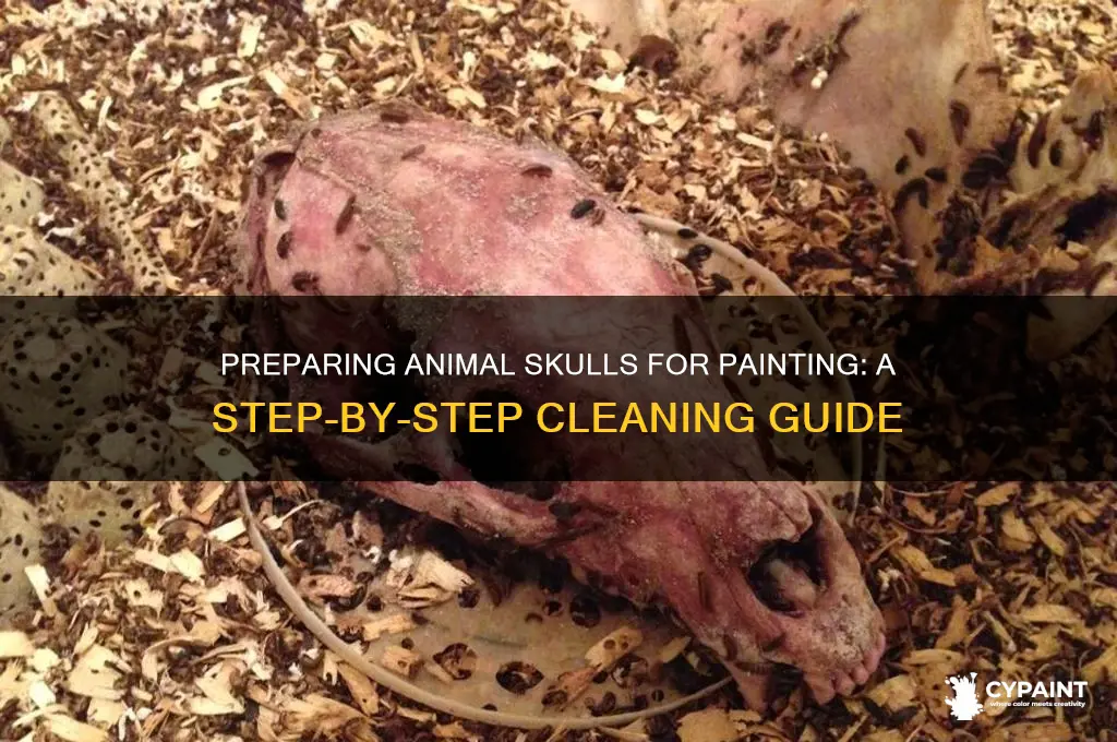 Preparing Animal Skulls For Painting: A Step-By-Step Cleaning Guide ...