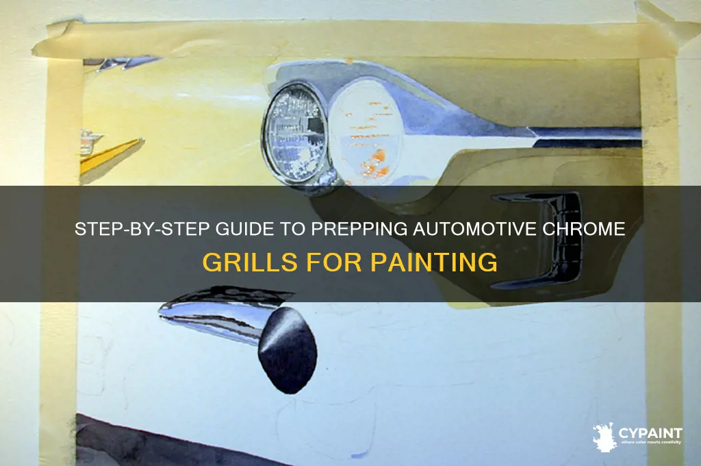 Step-By-Step Guide To Prepping Automotive Chrome Grills For Painting ...