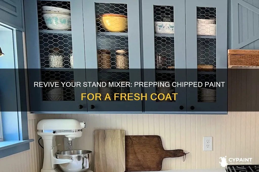 Revive Your Stand Mixer: Prepping Chipped Paint For A Fresh Coat | CyPaint