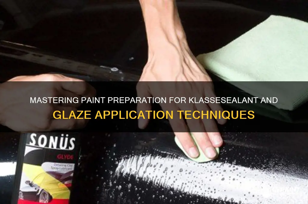 Mastering Paint Preparation For Klassesealant And Glaze Application ...