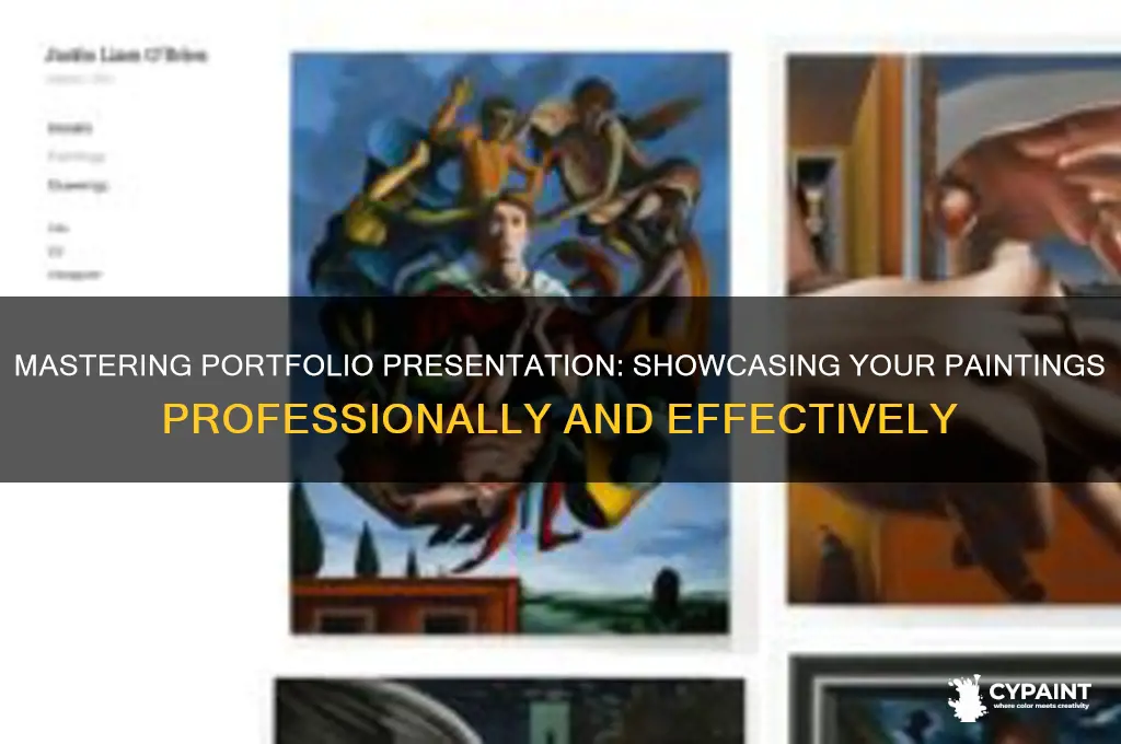 Mastering Portfolio Presentation: Showcasing Your Paintings ...