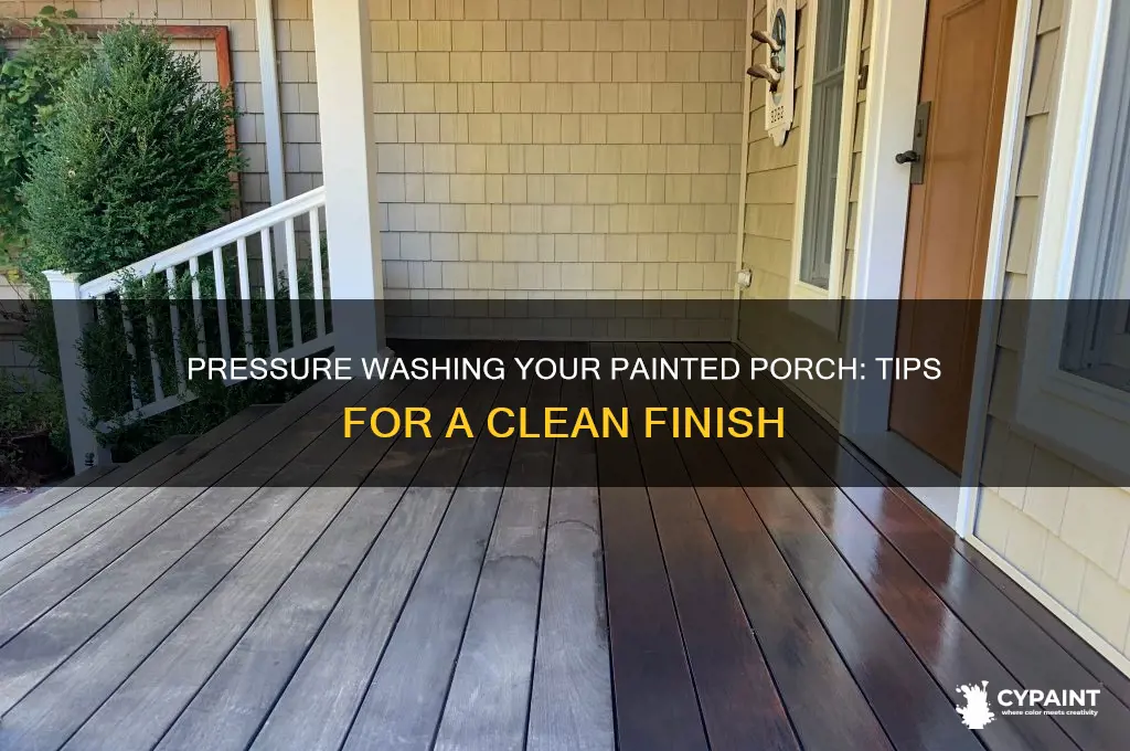 Pressure Washing Your Painted Porch: Tips For A Clean Finish | CyPaint
